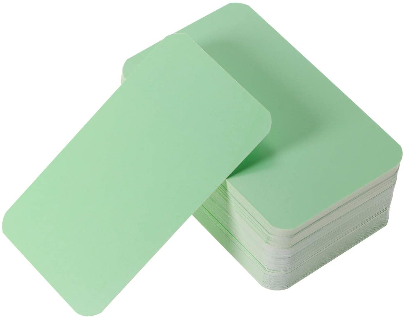 100PCS Small Blank Paper Message Note Business Cards Double-Sided Mini ...