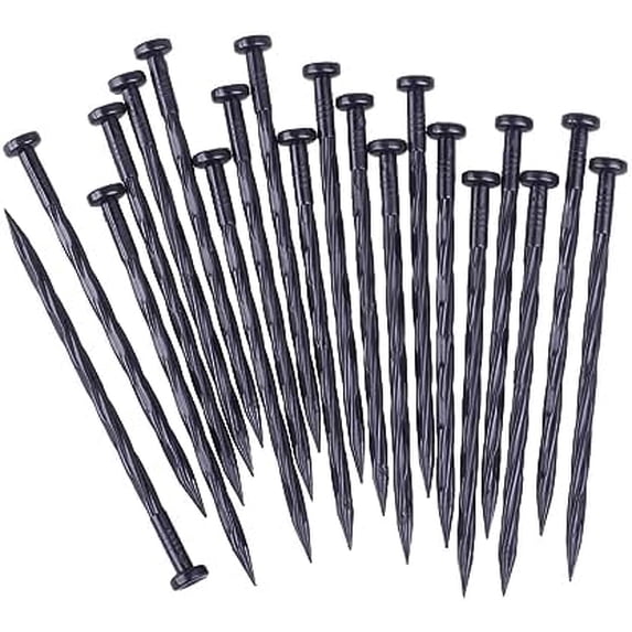 100PCS Spiral Landscape Anchoring Spikes, 8 Inch Landscape Spikes ...