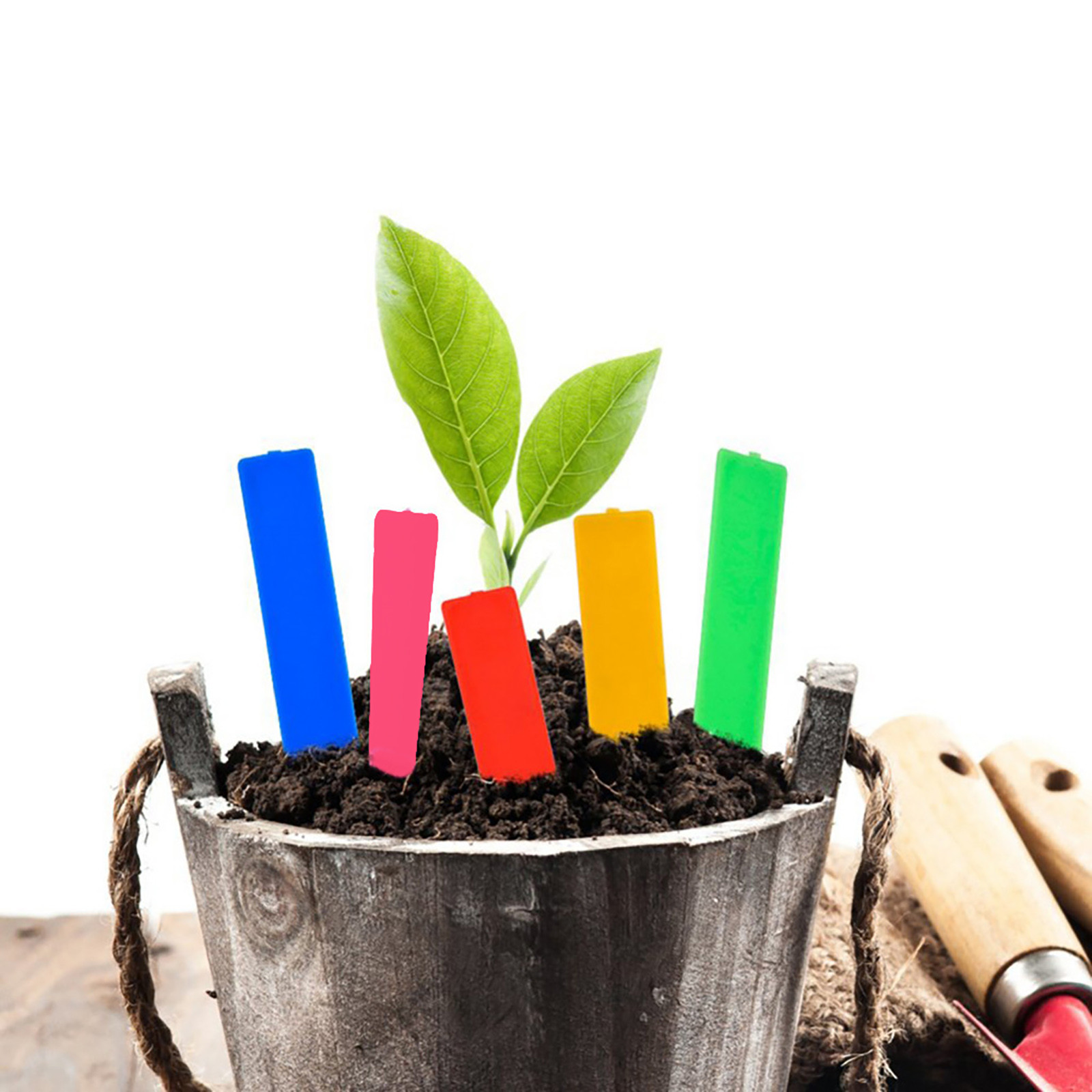 100PCS T-type Tags Markers Nursery Tray Garden Labels Garden Supplies ...