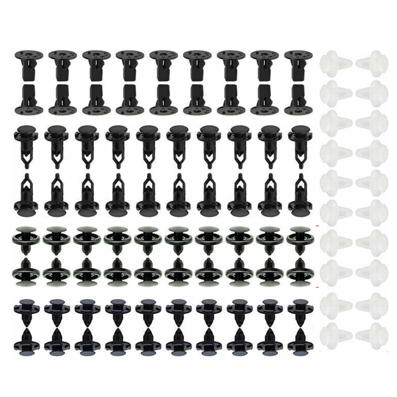 100PCS Vehicle Body Retainer Clips Kit Push Type Fasteners For Toyota ...
