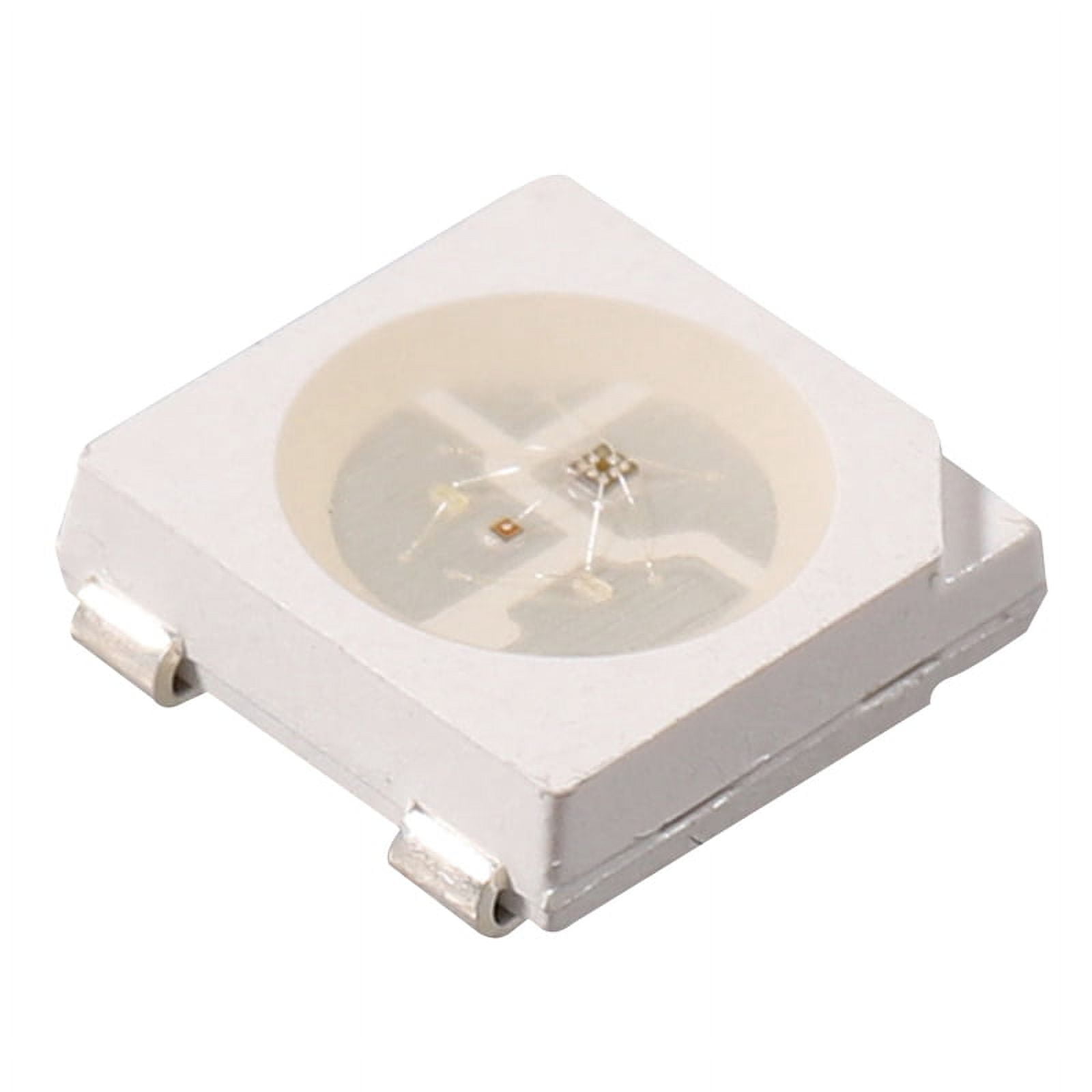 100PCS WS2812B RGB LED Chip 5050SMD White PCB WS2812 Individually ...