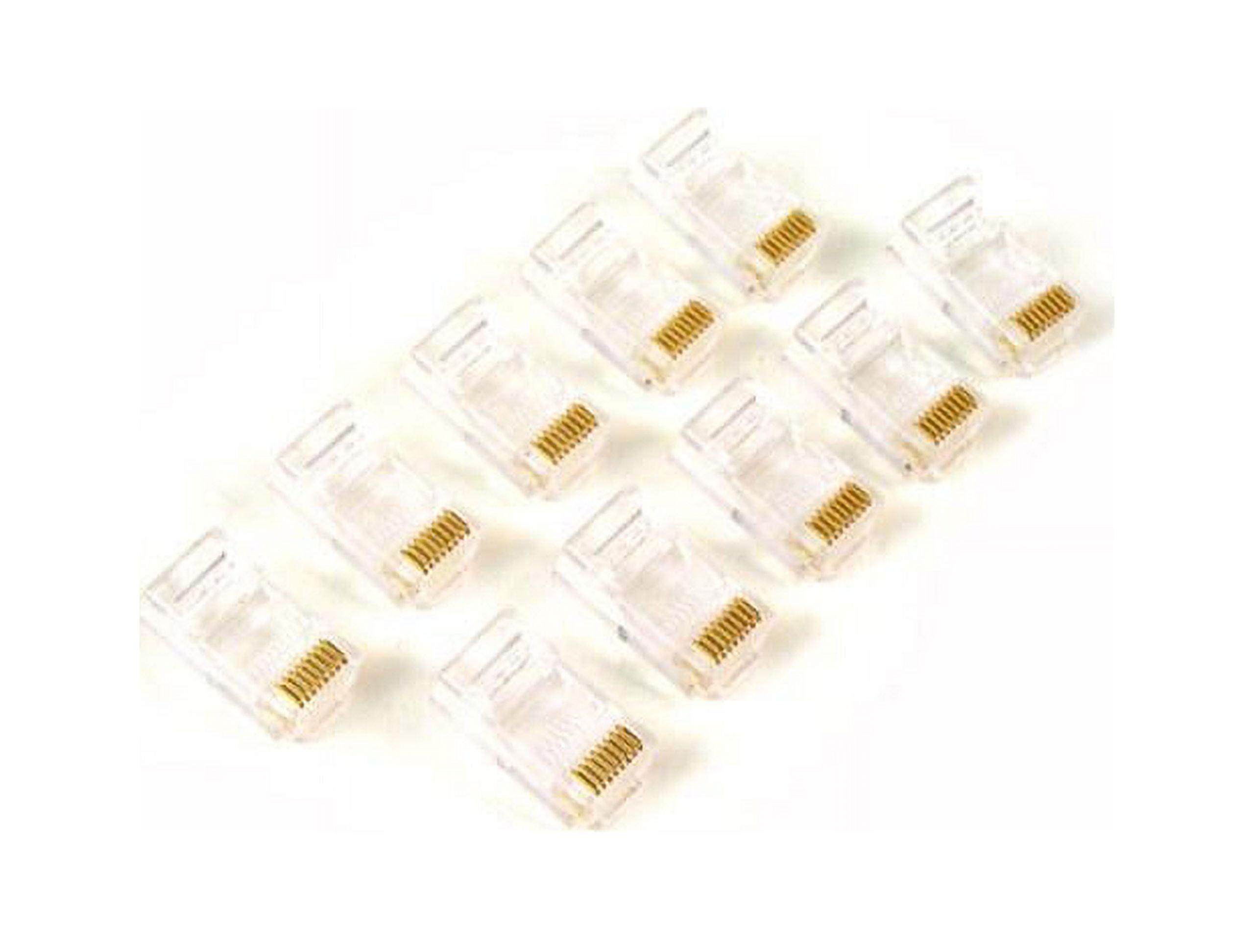 Belkin RJ45 Modular Connector Kit For 10BT Patch Cable (100 Pack ...