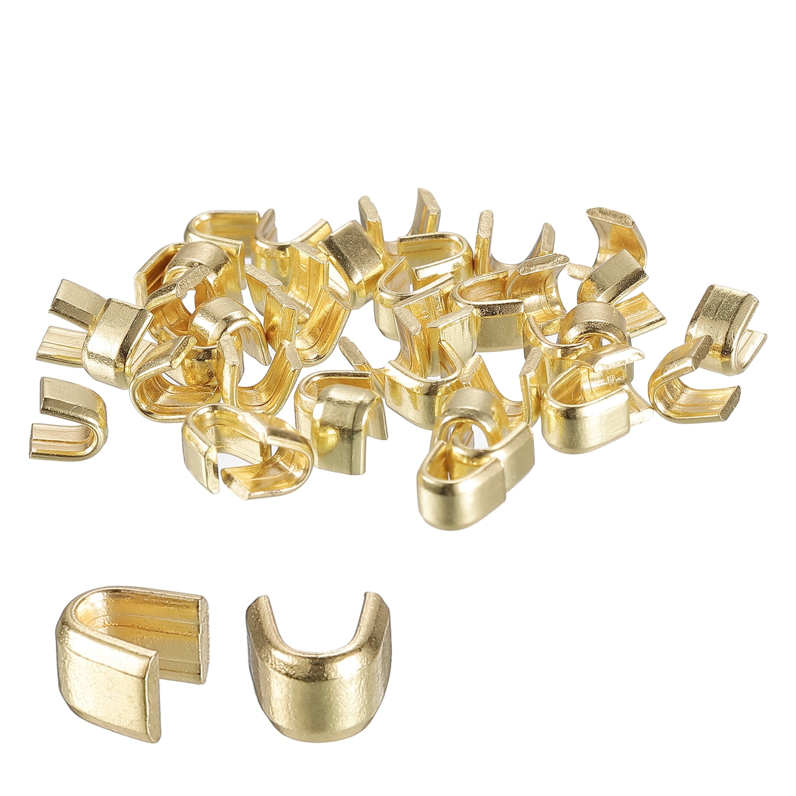 100Pack #10 U Shape Top Stoppers for Bags Coats Jackets Zippers ...