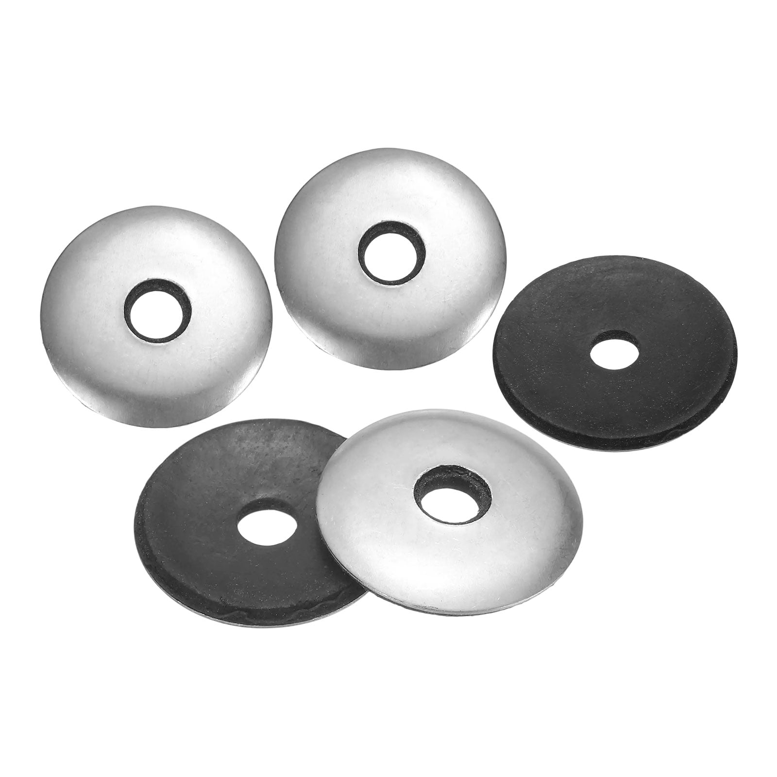 100Pack #14 x 1" Sealing Washers, 304 Stainless Steel EPDM Bonded ...