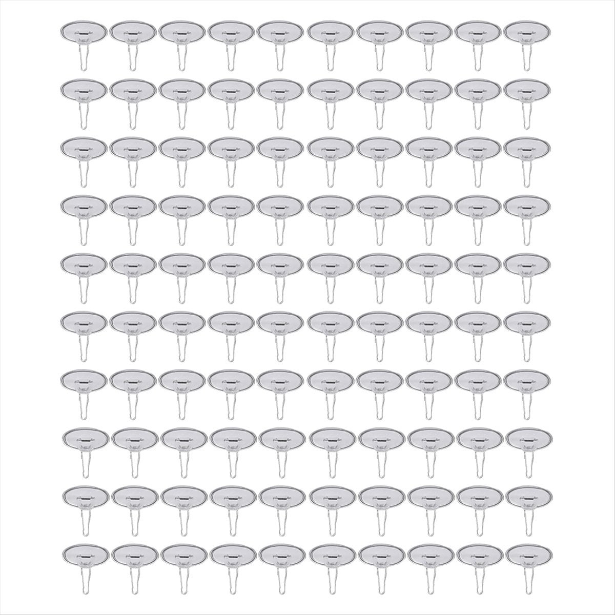 100Pack Ceiling Hooks Adhesive Removable Wall Hanger, 2cm Disc Sticky ...