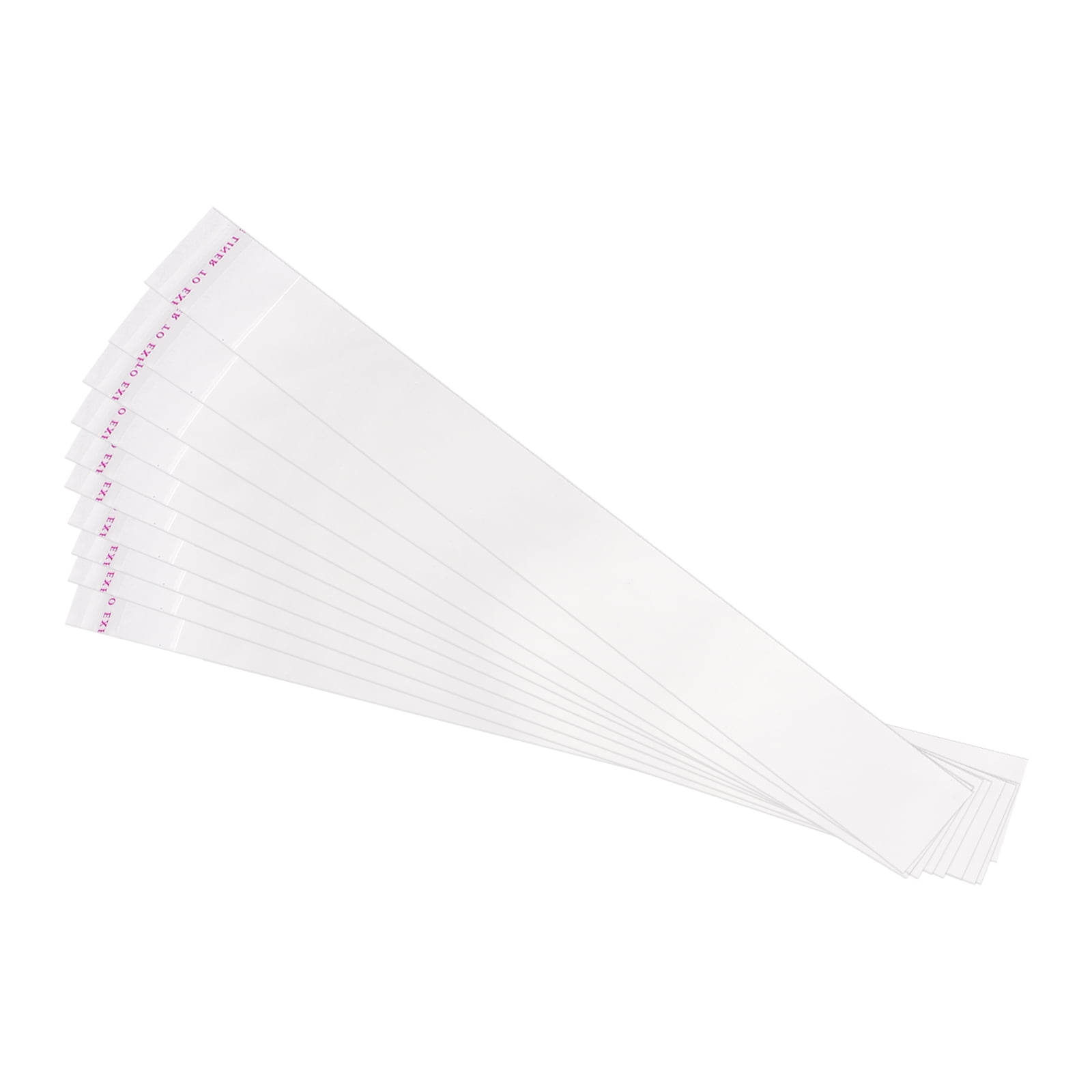 100Pack Clear Cello Bags, 1"x8" Plastic Self Sealing OPP Treat Bags ...