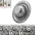 100Pack Metal Roof Screw Caps, Galvalume Waterproof Screw Covers, UV ...