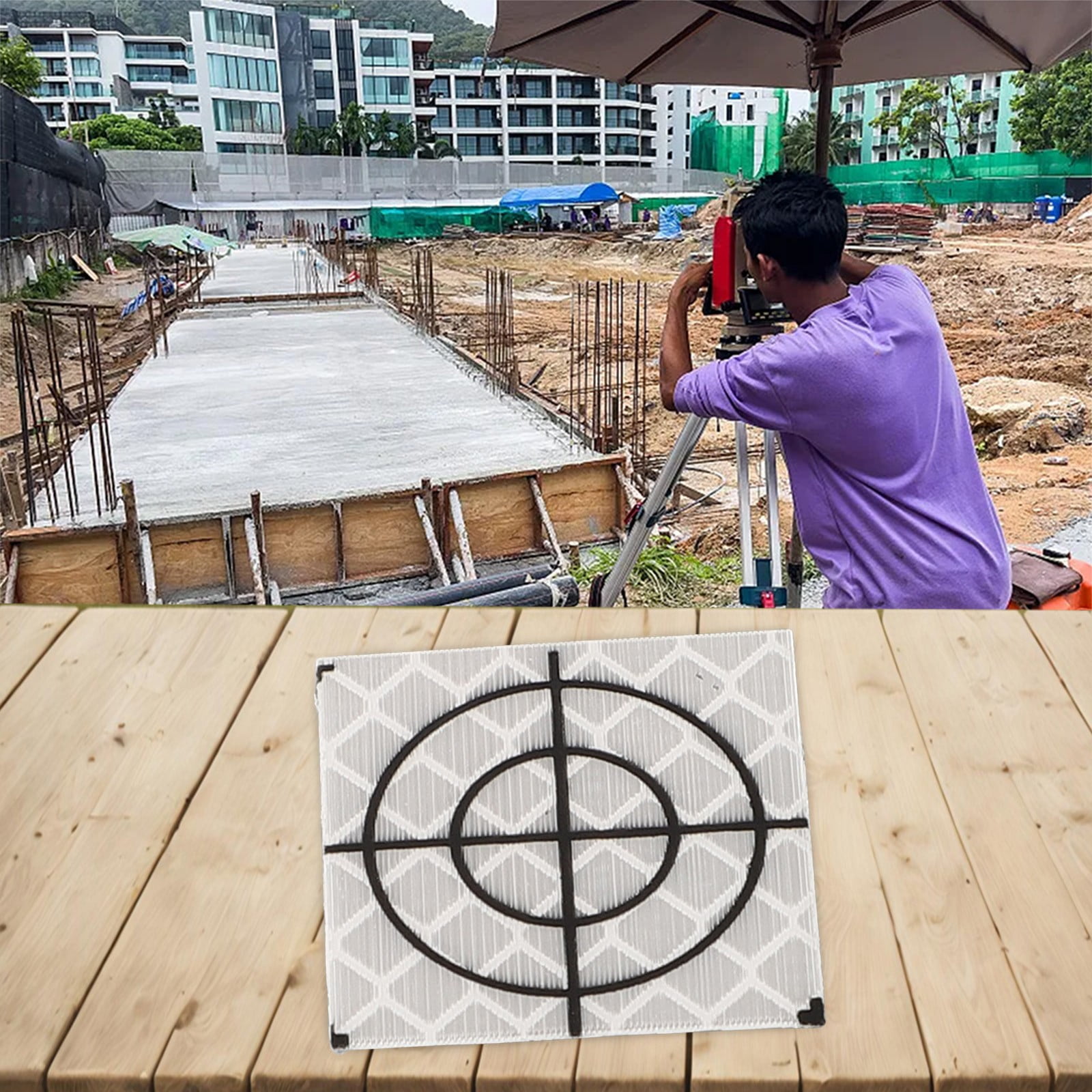 100Pc 0/30/40/50/60Mmtotal Station Reflector Reflector Silver ...