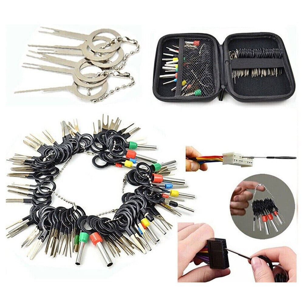 100Pc Pin Ejector Wire Kit Extractor Auto Terminal Removal Connector ...
