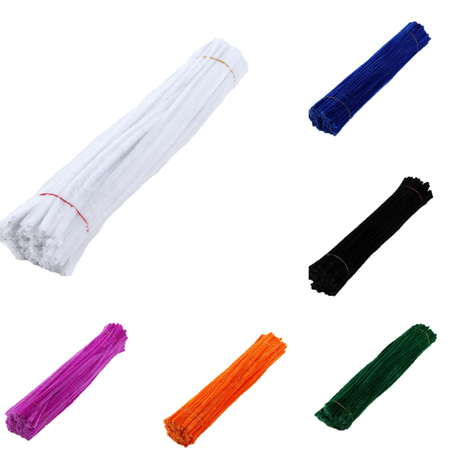 100Pc Plush Strip, Single-Color Wool Strip, Twist Stick, Wool Root Diy ...