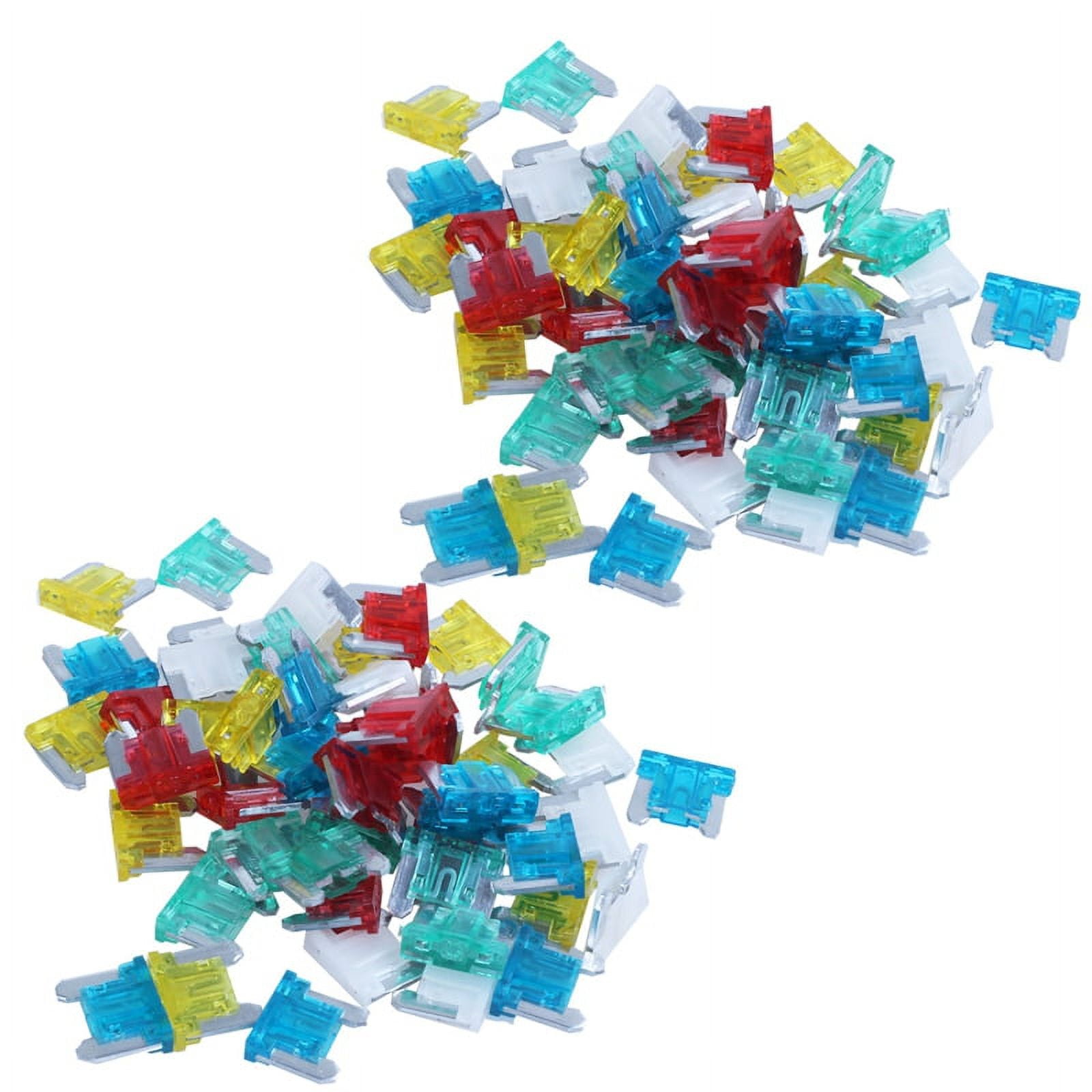 100Pc Slim Low Profile Mini Blade Fuse ATT Car Truck RV 10/15/20/25 ...