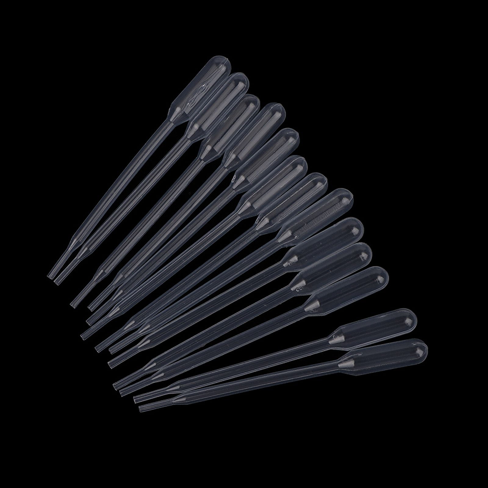 100Pcs 0.5ML Plastic Disposable Pipettes Squeeze Transfer Pipettes ...