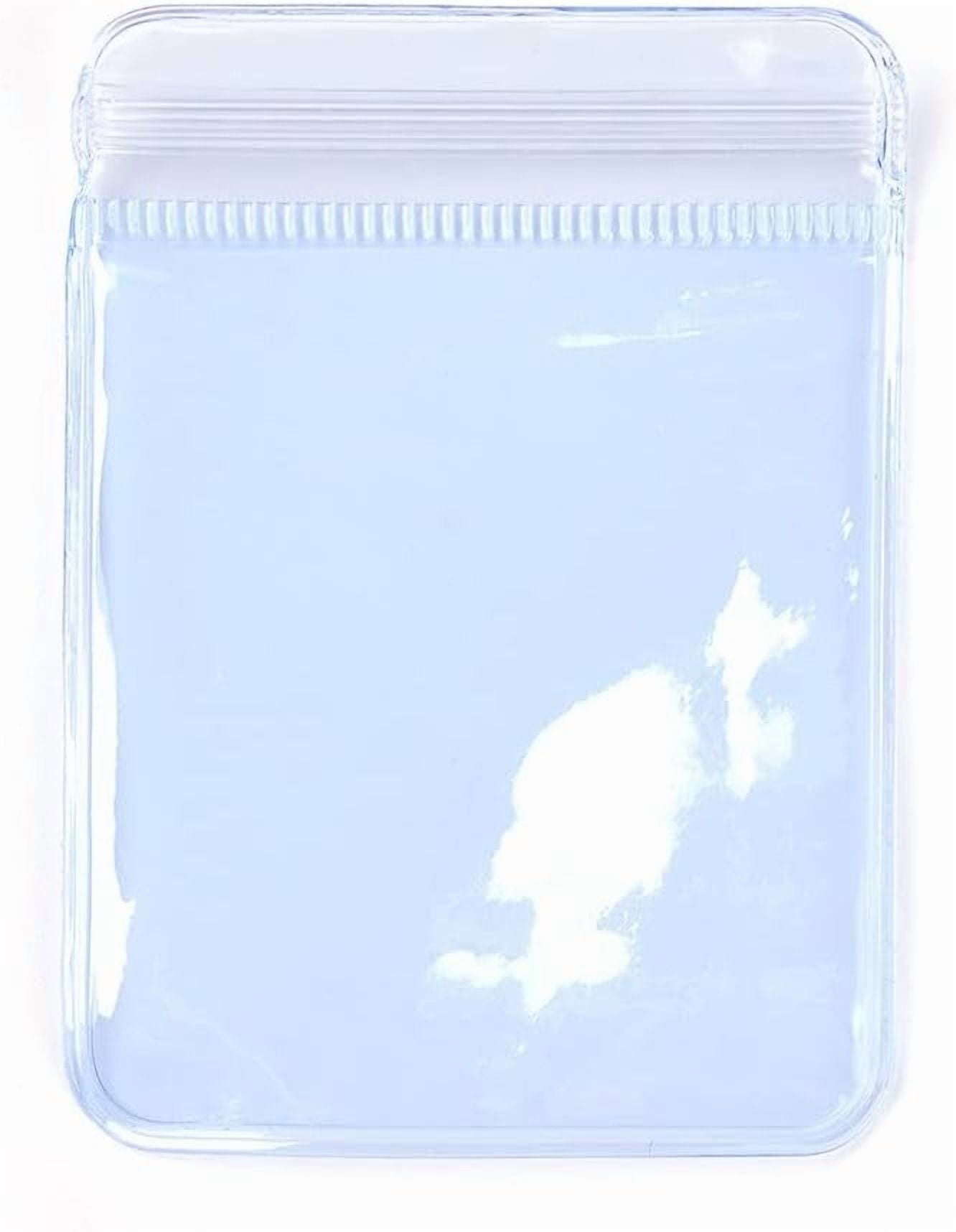 100Pcs 1.5x2.3 inch Rectangle PVC Zip Lock Bags Cellophane Bags ...