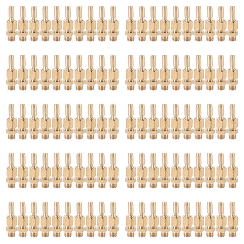 100Pcs 1/8 Inch DN6 Brass Gushing Water Fountain Nozzles Universal ...