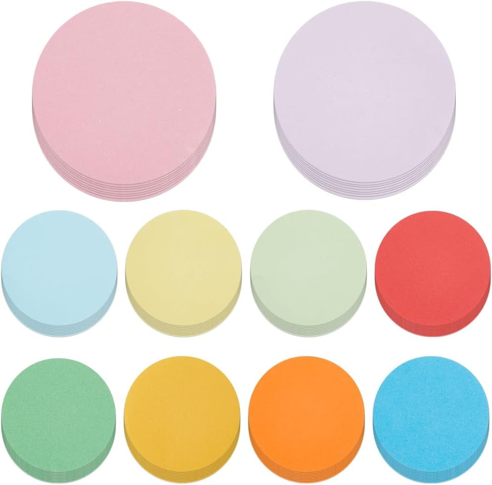 100Pcs 2.2 Inch Round Paper Cutouts Paper Cut Out Shapes Circle ...