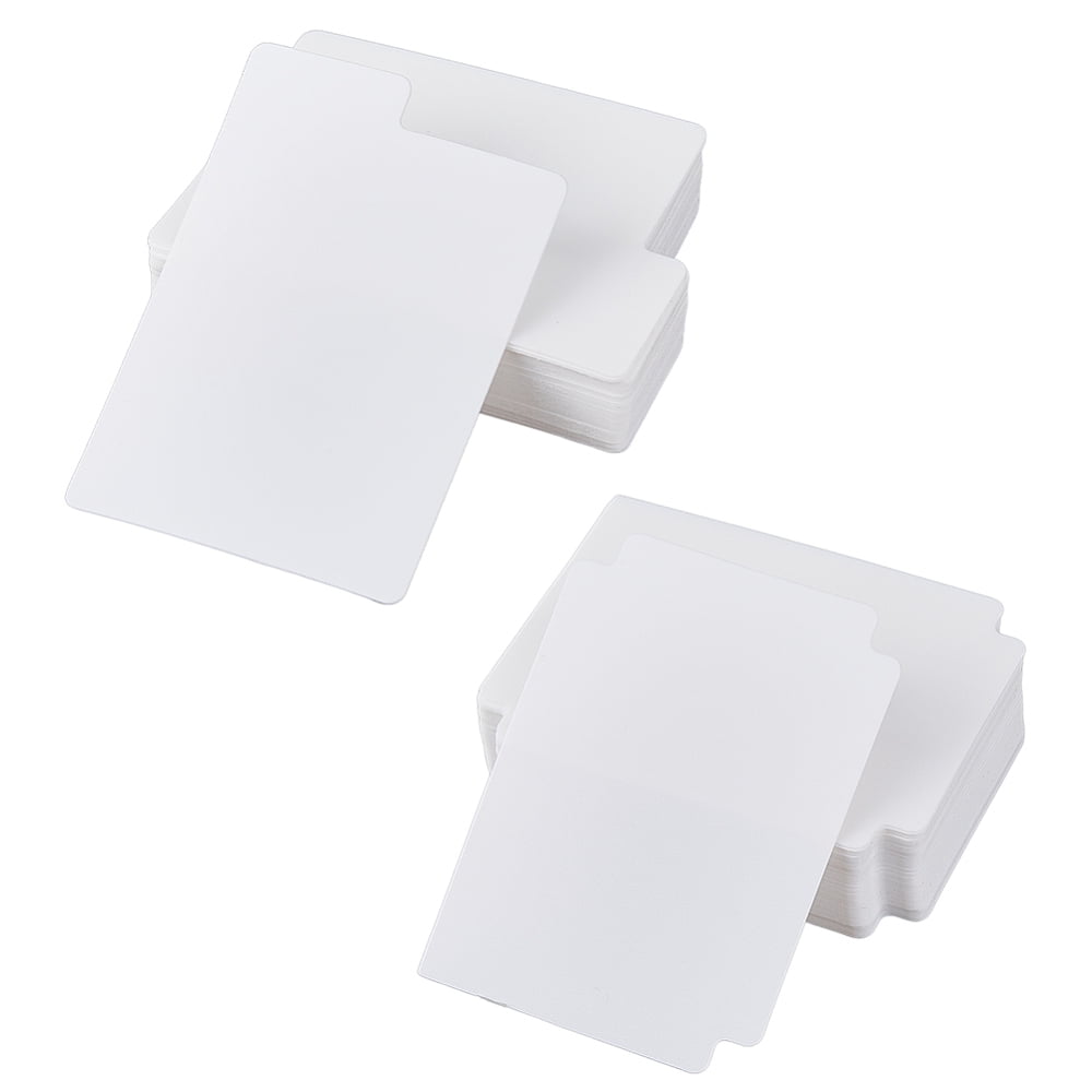 100Pcs 2 Styles Trading Cards Dividers White Card Dividers for Storage ...