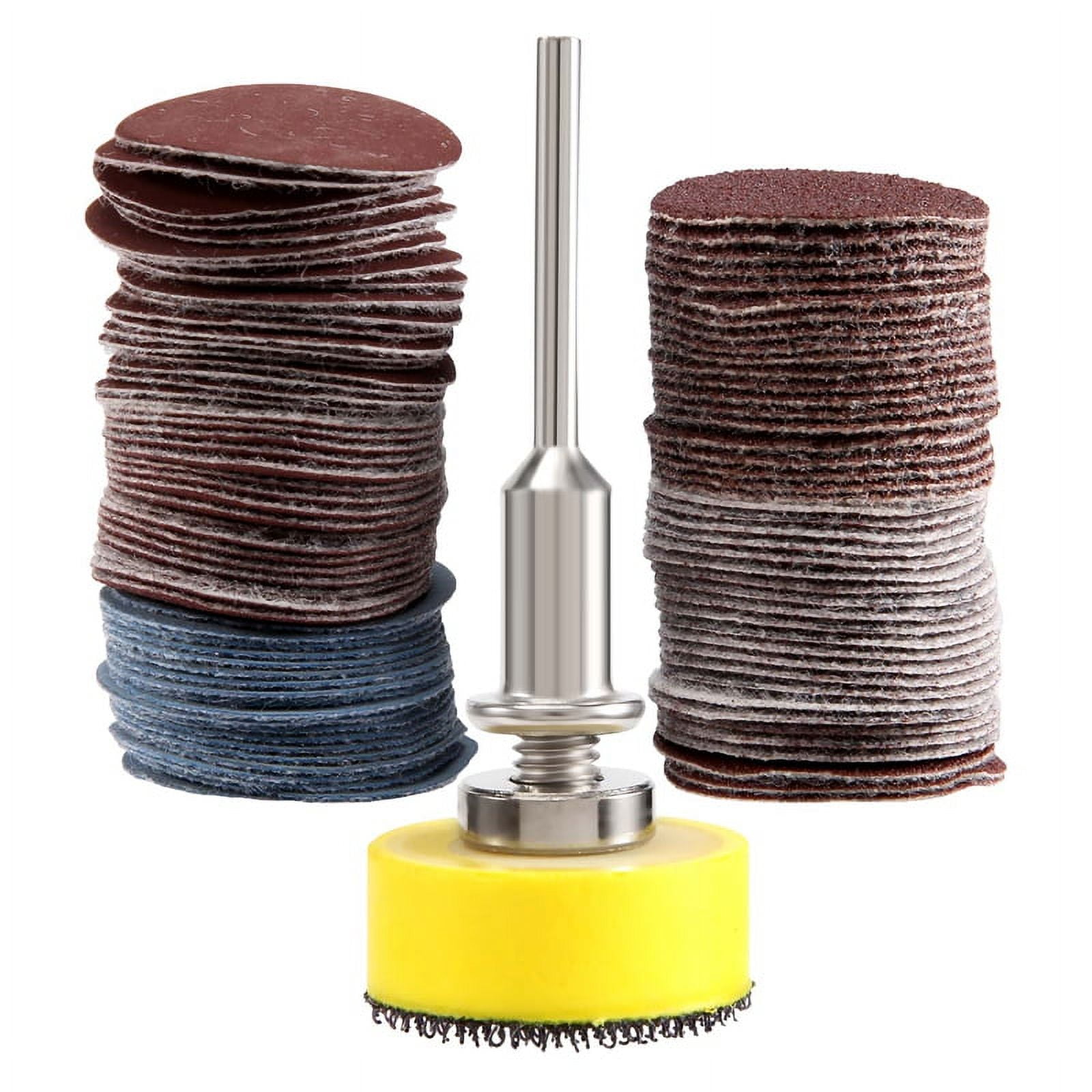 100Pcs 25Mm 1 Inch Sander Disc Sanding Disk 100-3000 Grit Paper With ...