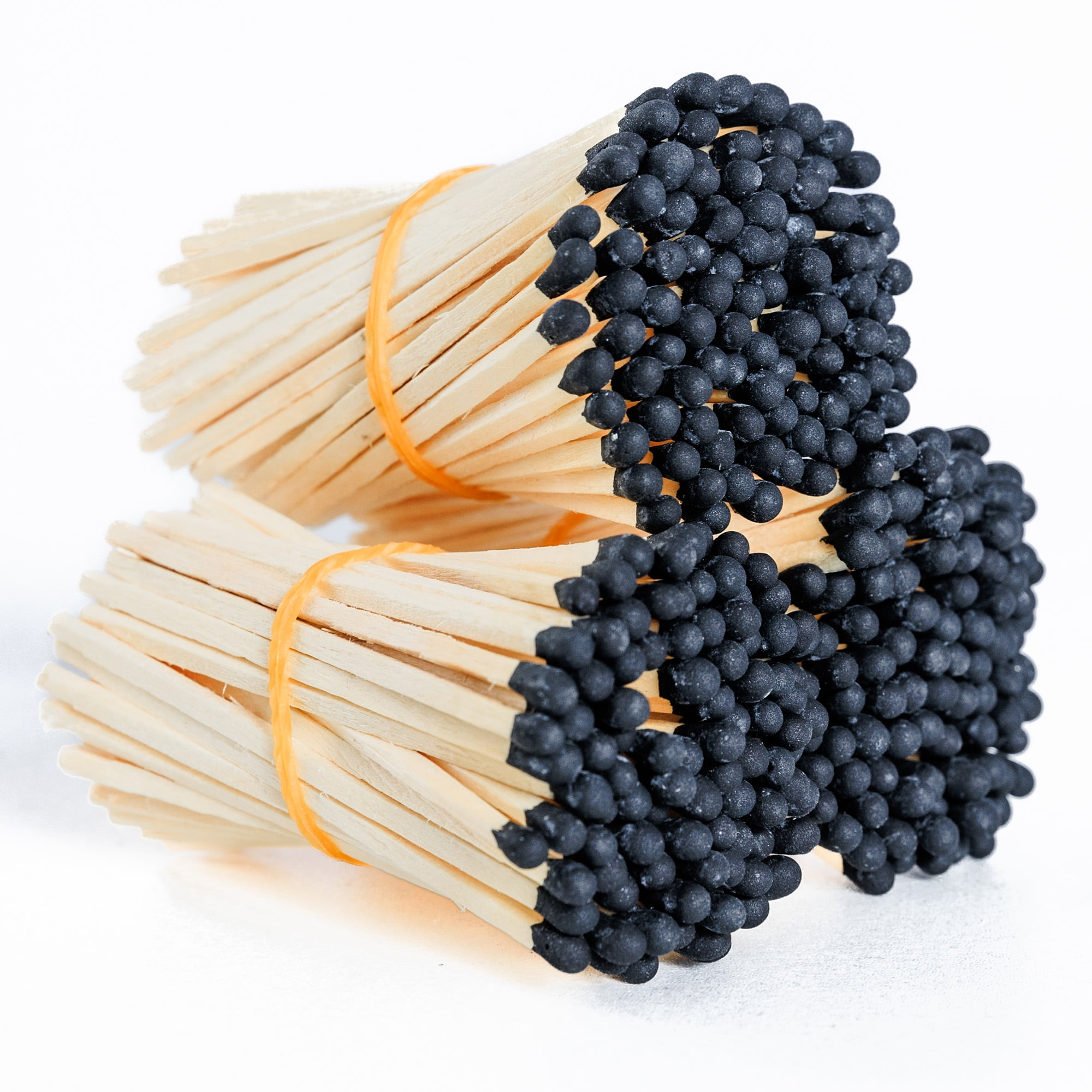 150Pcs 3'' Decorative Black Matches, Candle Matches, Long Wooden Safety ...