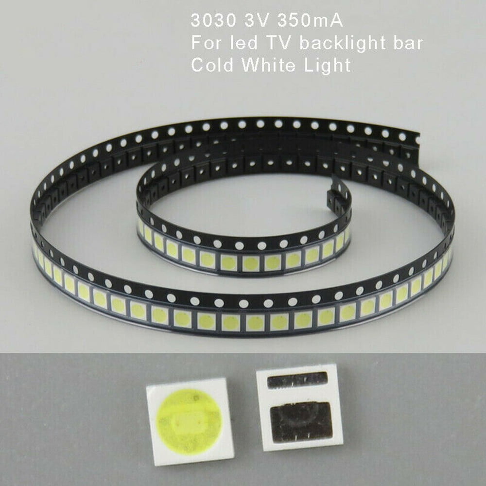 100Pcs 3030 3V 350mA SMD Lamp Beads For LED TV Backlight Strip Bar ...