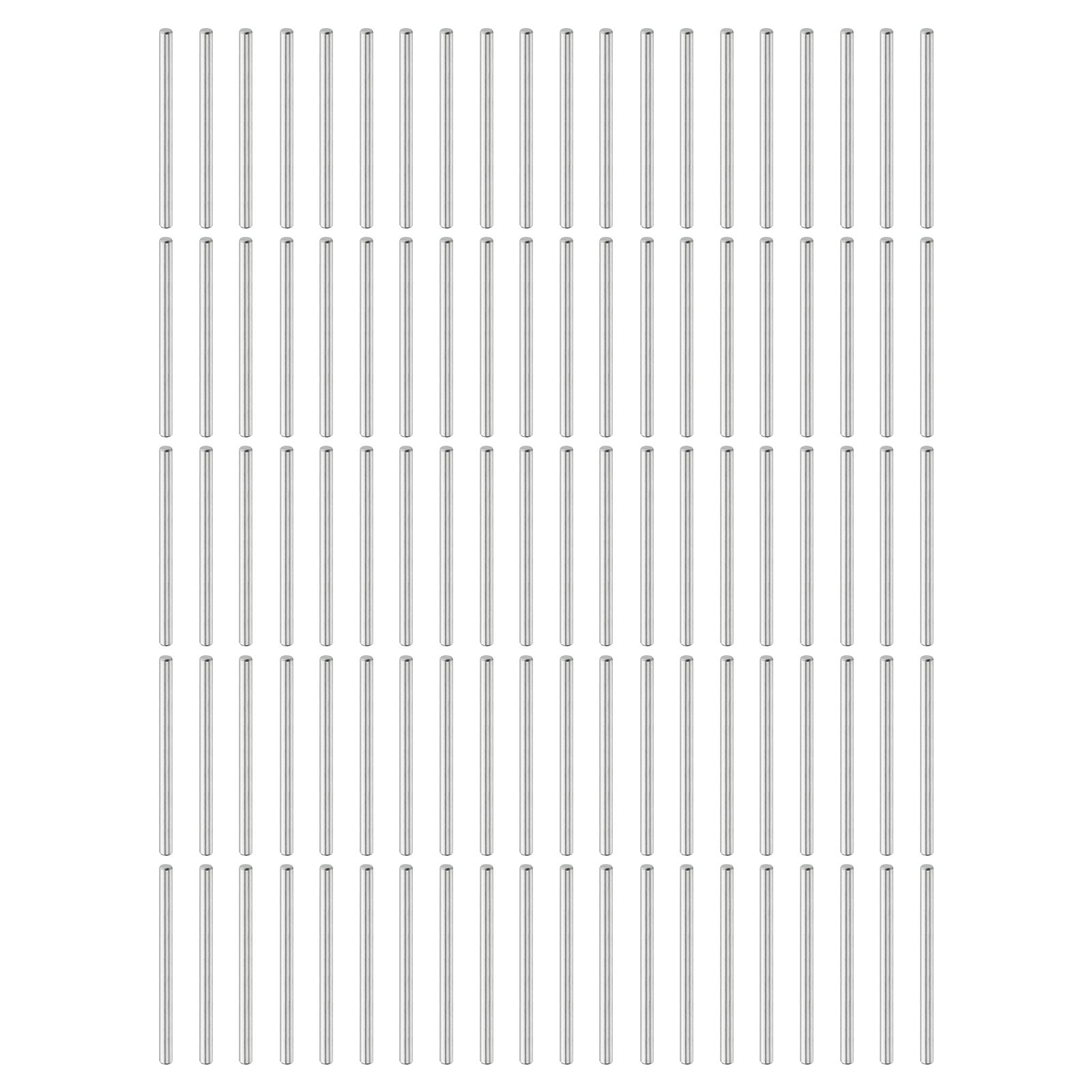 100Pcs 3mm x 45mm Dowel Pins, 304 Stainless Steel Shelf Support Peg Pin ...