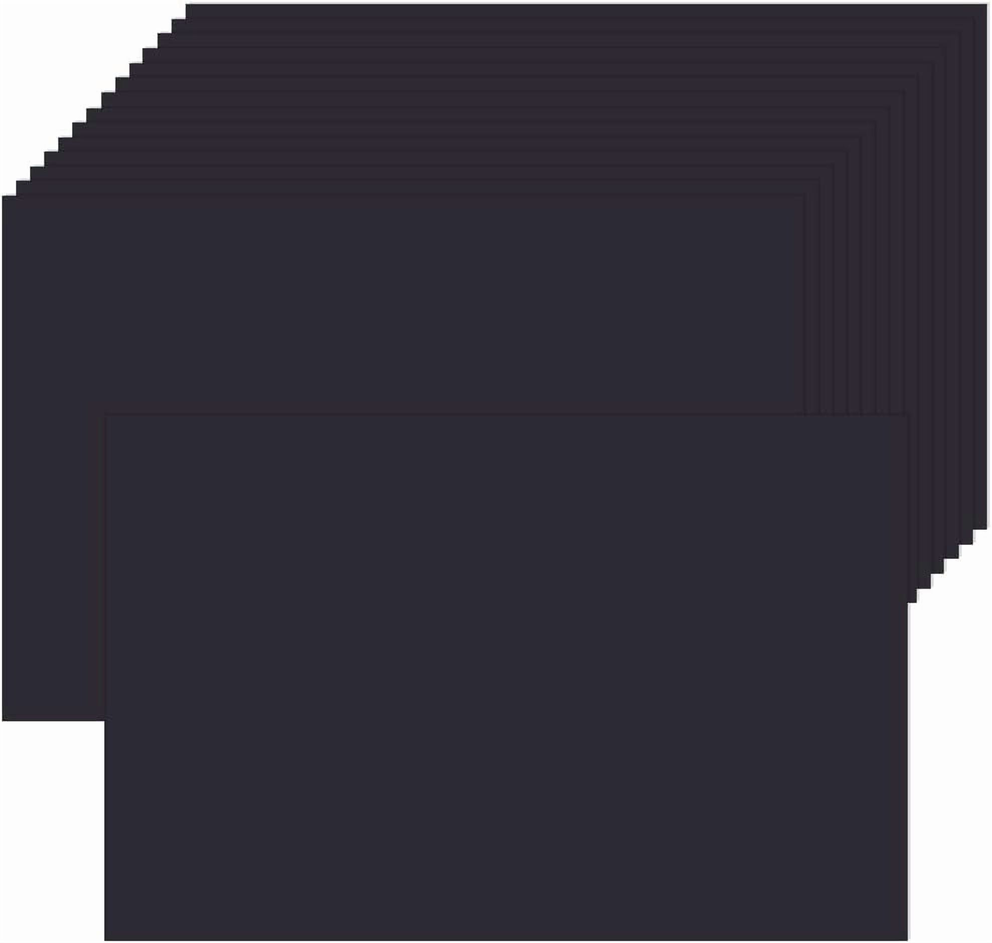 100Pcs 4 x 6 Inch Black Blank Cardstock Mini Blank Message Cards ...
