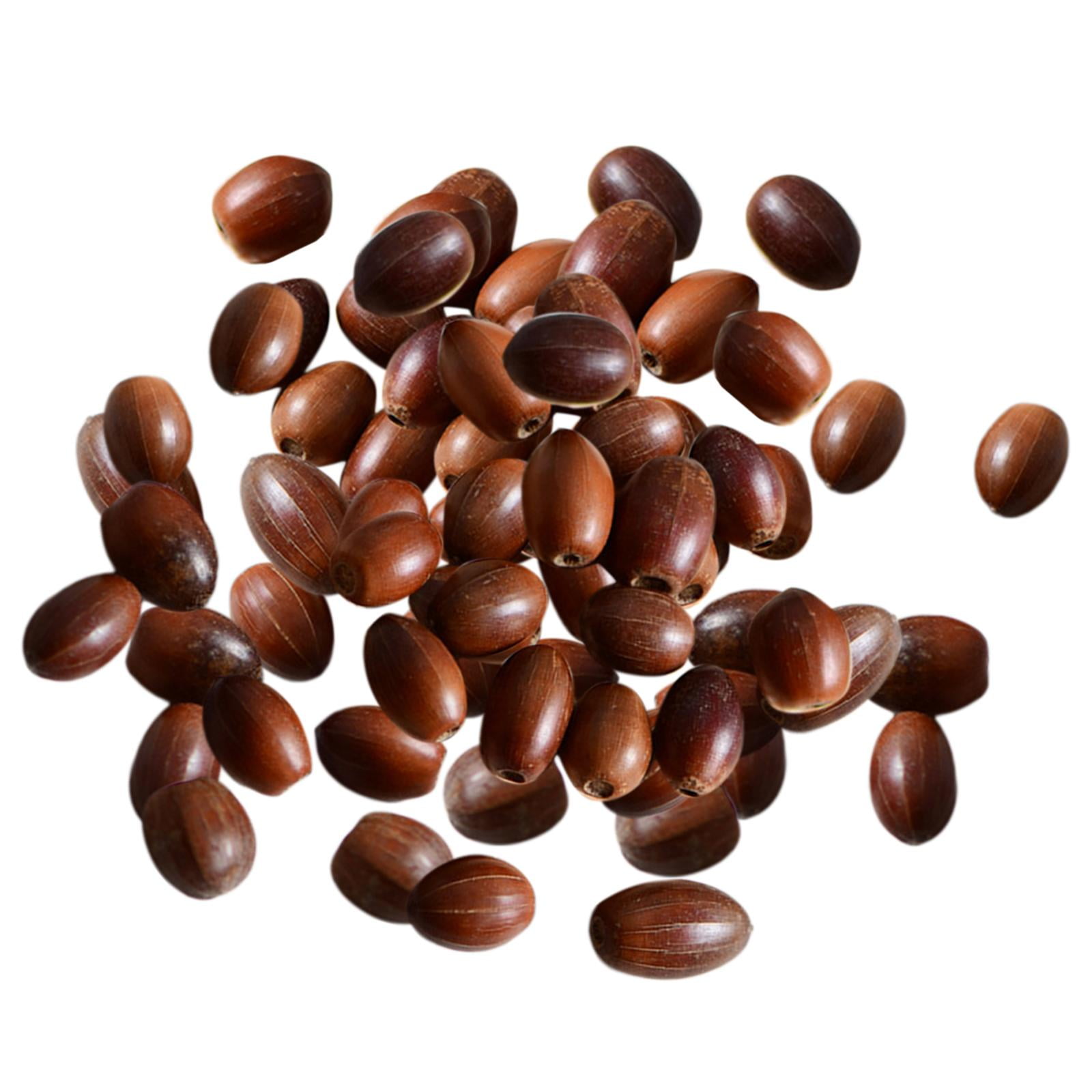 100Pcs Acorns Bulk Acorns Caps for Craft,Autumn Winter Christmas ...