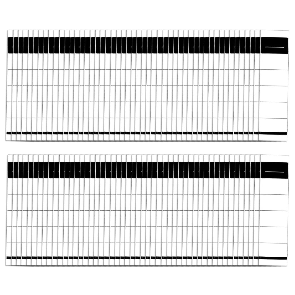 100Pcs Self-Adhesive Slim Folder Spine Sticker Folder Spine Labels for ...