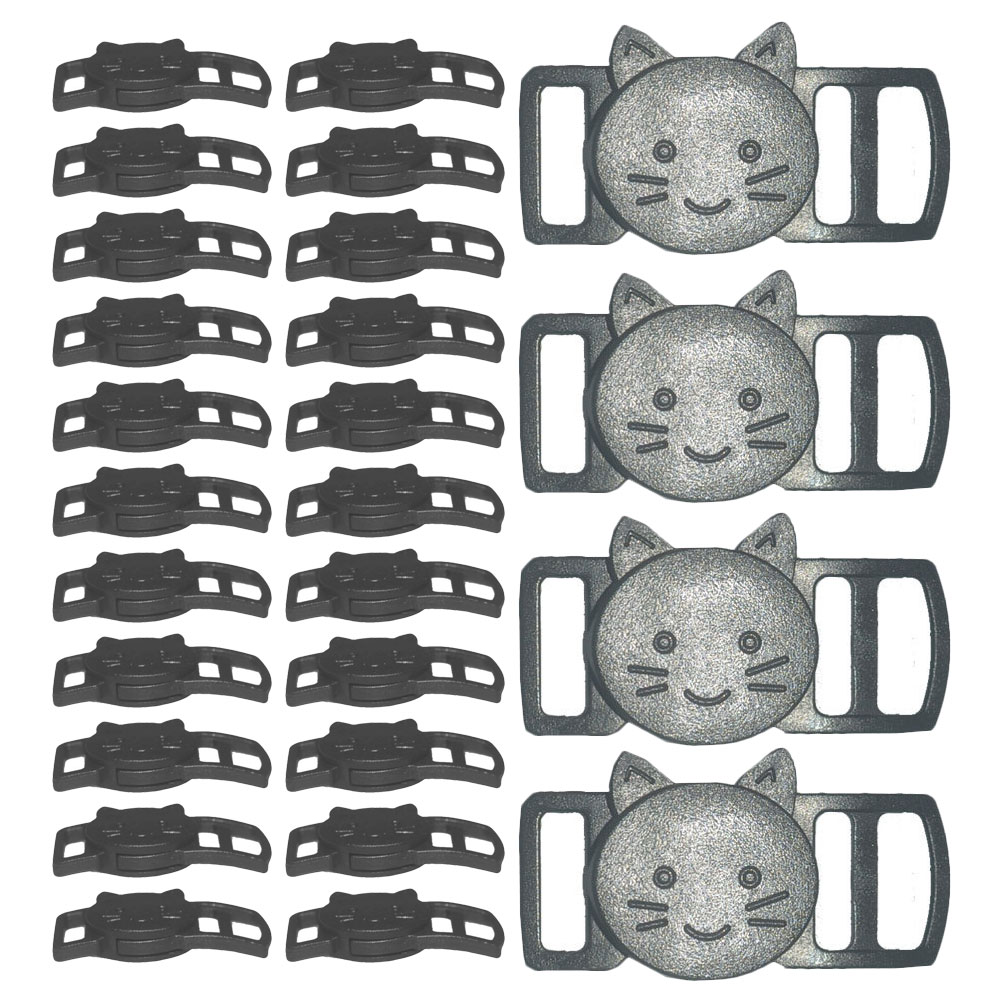 100Pcs Adjustable Buckles Side Release Buckles Adorable Collar ...