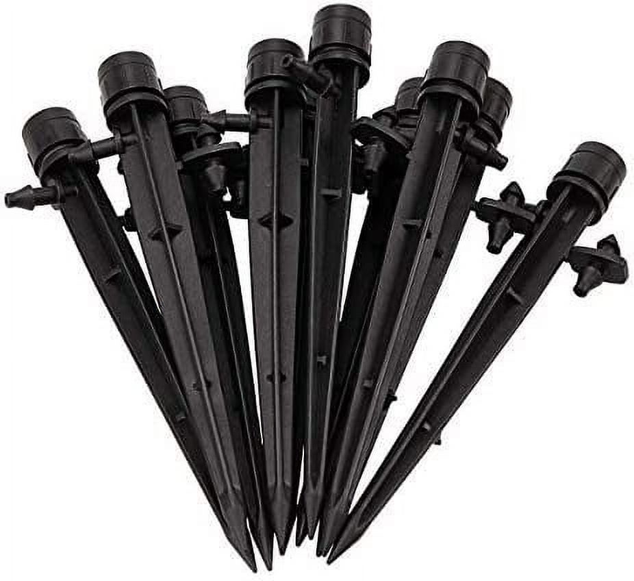 100Pcs Adjustable Irrigation Drippers, Drip Emitters Perfect for 4mm ...