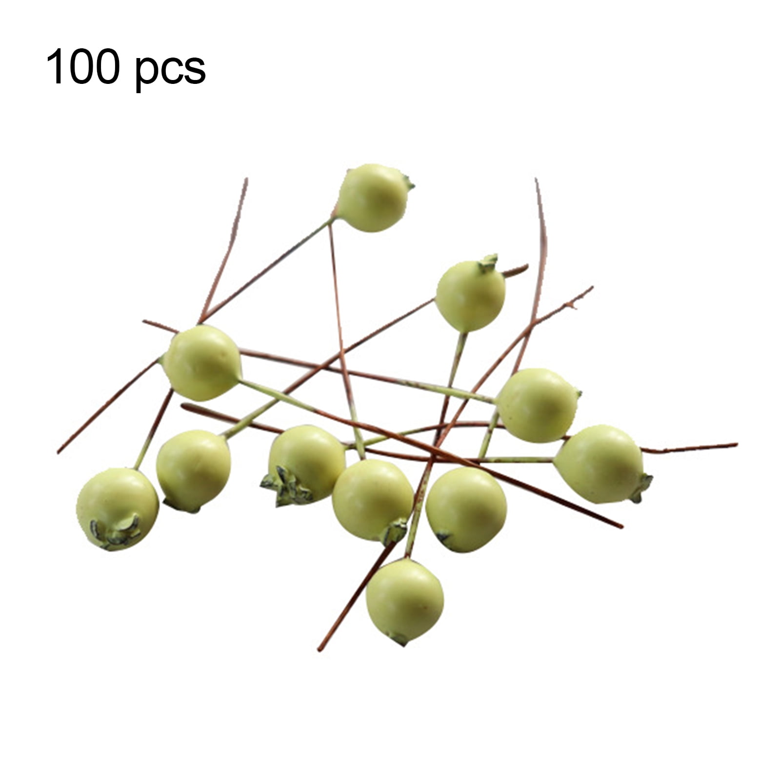 100Pcs Artificial Blueberry Picks - Berry Stems & Fruit Sprays for Home ...