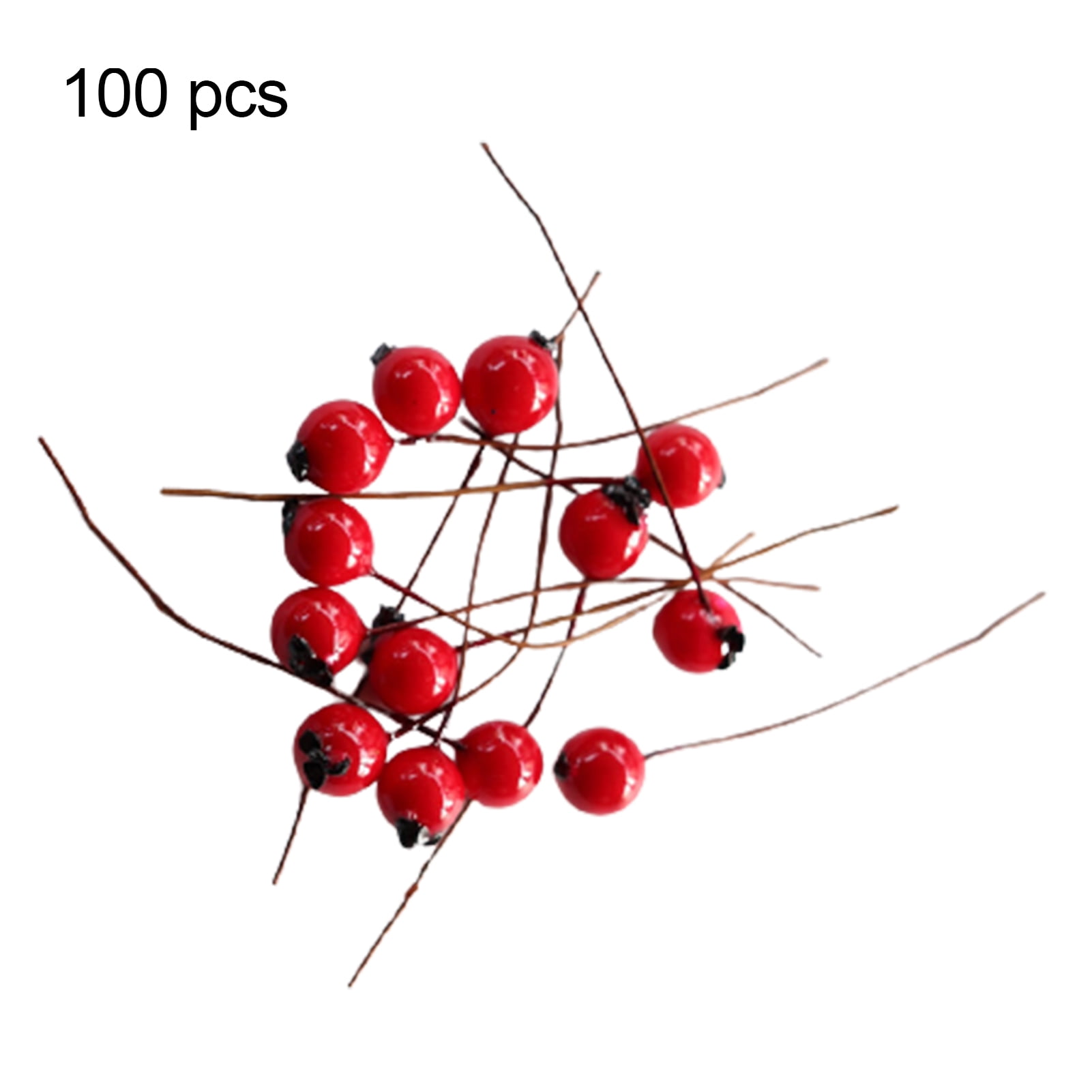 100Pcs Artificial Blueberry Picks - Berry Stems & Fruit Sprays for Home ...