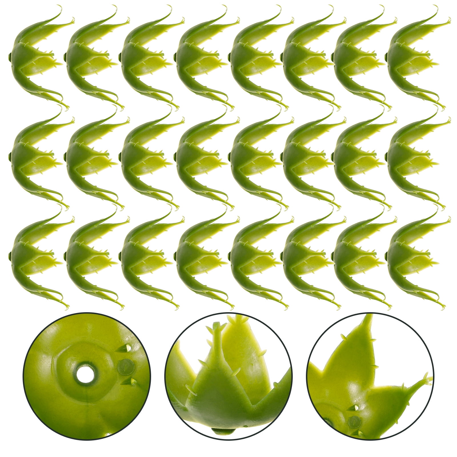 100Pcs Artificial Flower Calyxes Plastic Sepals DIY Calyxes for ...