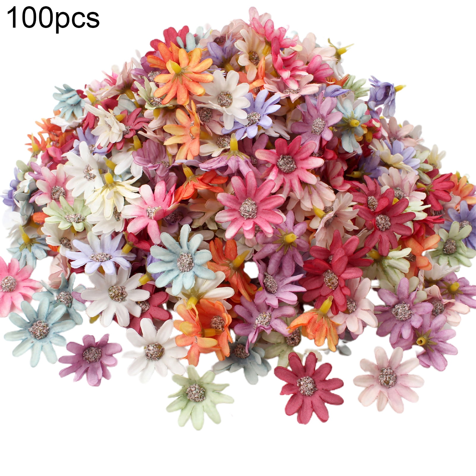 100Pcs/Bag Fake flower heads in bulk wholesale for Crafts Artificial ...