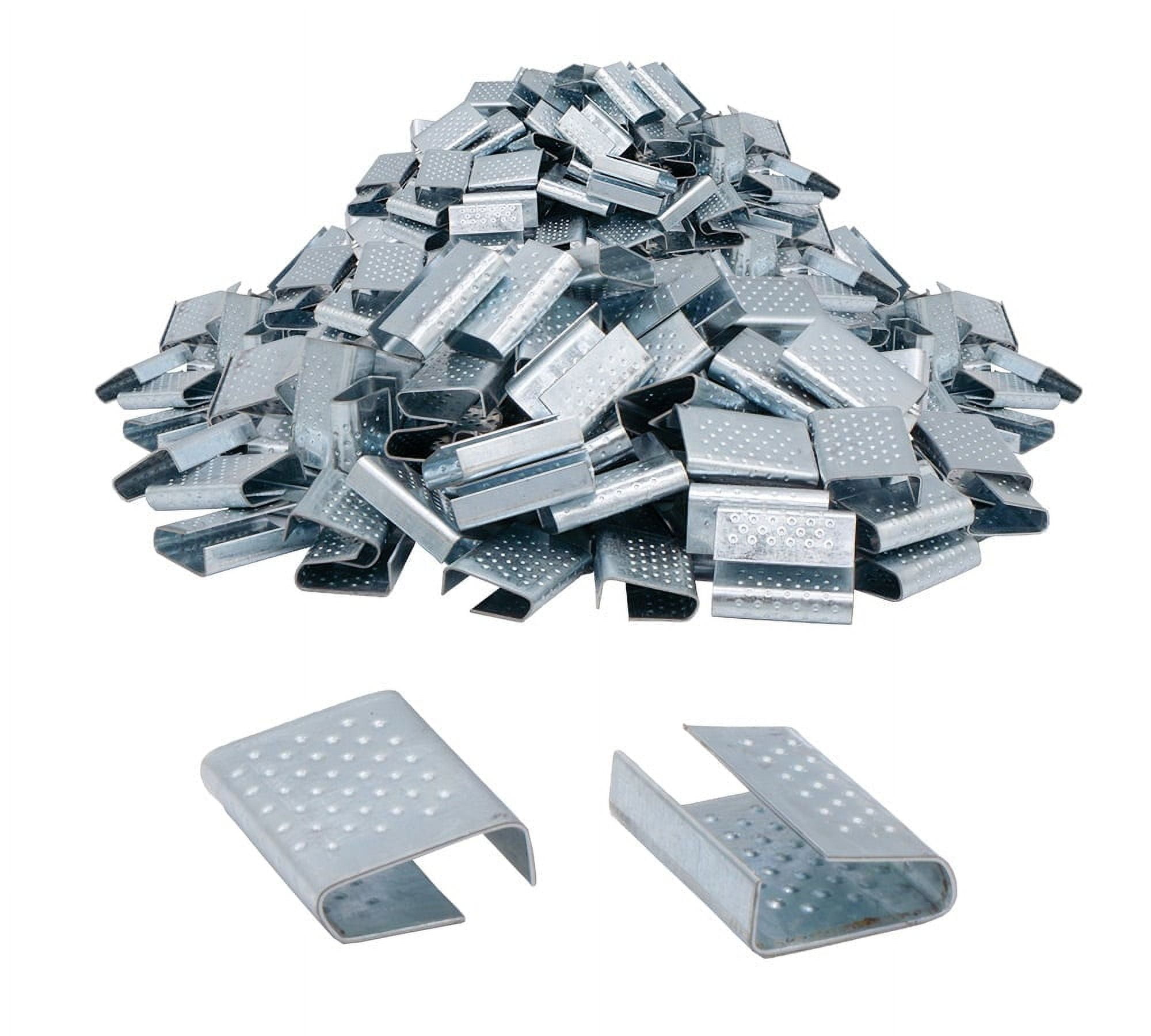 2000Pcs Packaging Strapping Open Serrated Seals 3/4" Strap Width ...