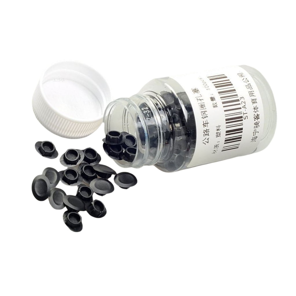 100Pcs Bicycles Rims Plug Bike Tire Pad Steel Rings Hole Plugs Cycling ...