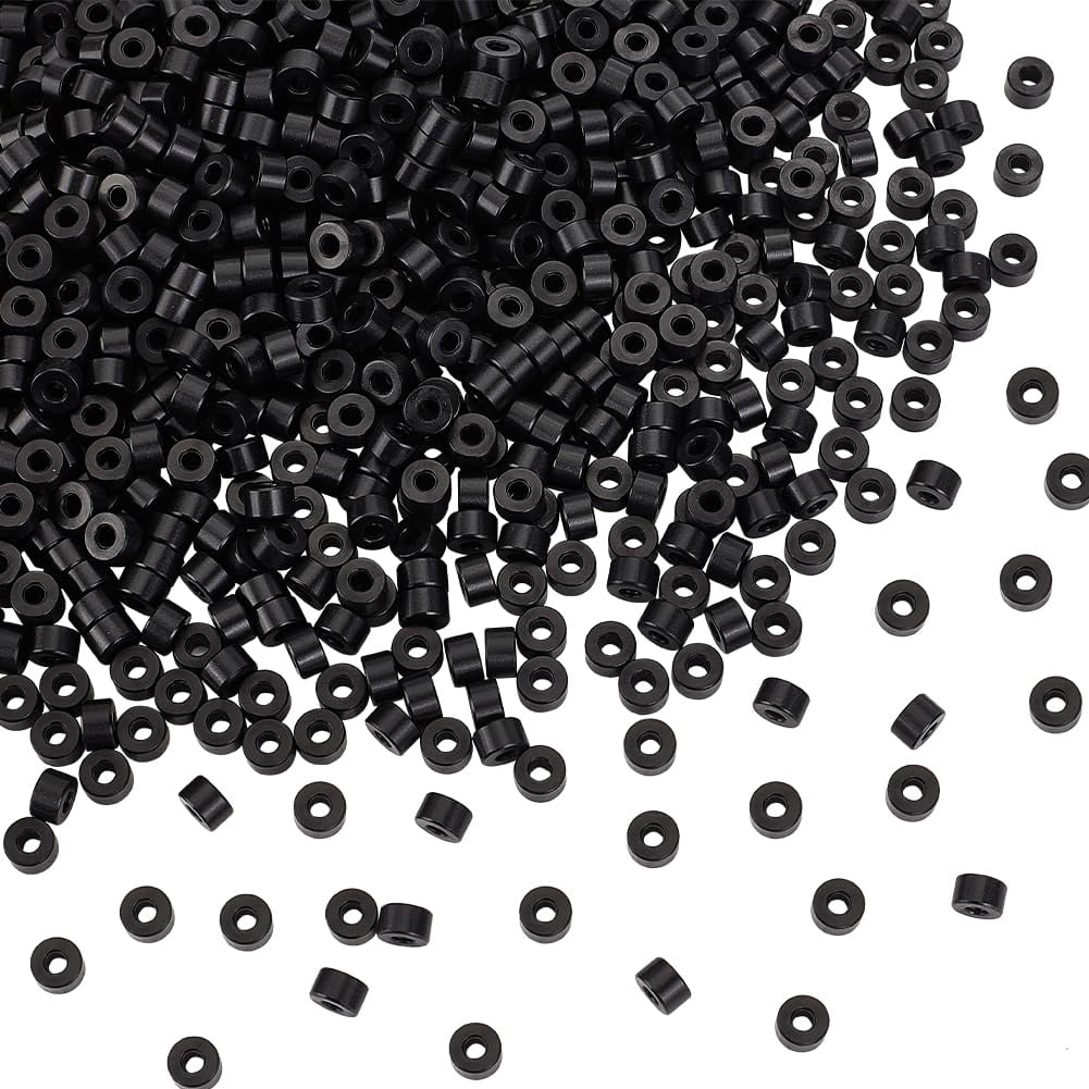 100Pcs Black Nail Drill Bits Caps for 3mm Nail Drill Flat Round ...