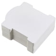100Pcs Blank Paper Hair Clip Display Cards Rectangle White 9x8x0.03cm ...