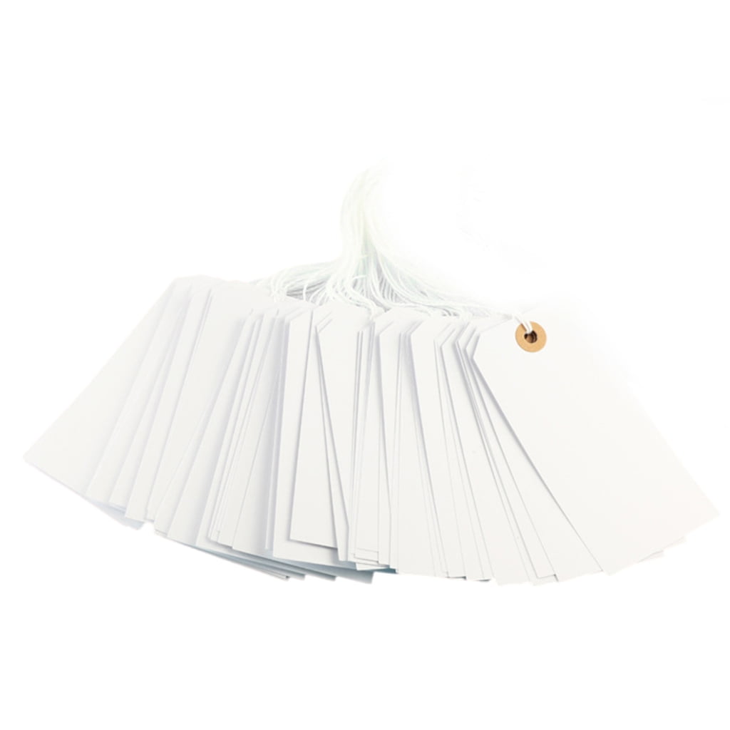 100Pcs Blank Pricing Label Clothing Labels White Clothing Making Label ...