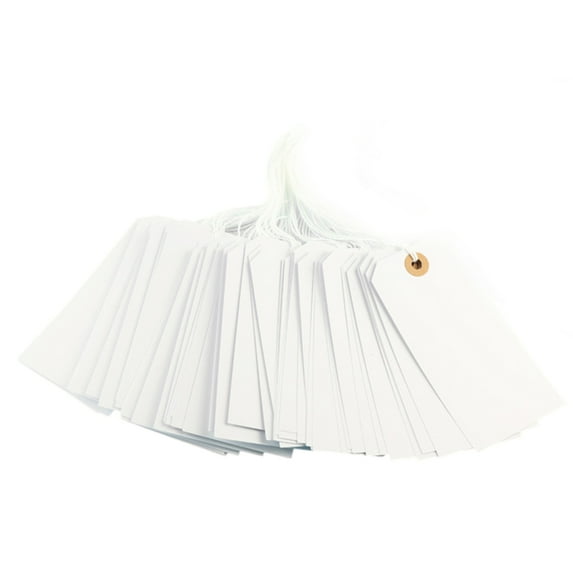 100Pcs Blank Pricing Label Clothing Labels White Clothing Making Label ...