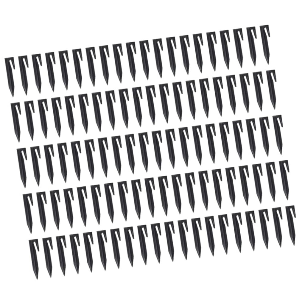 100Pcs Boundaries Wire Stake Lawns Tent Peg Landscape Staple Boundaries ...