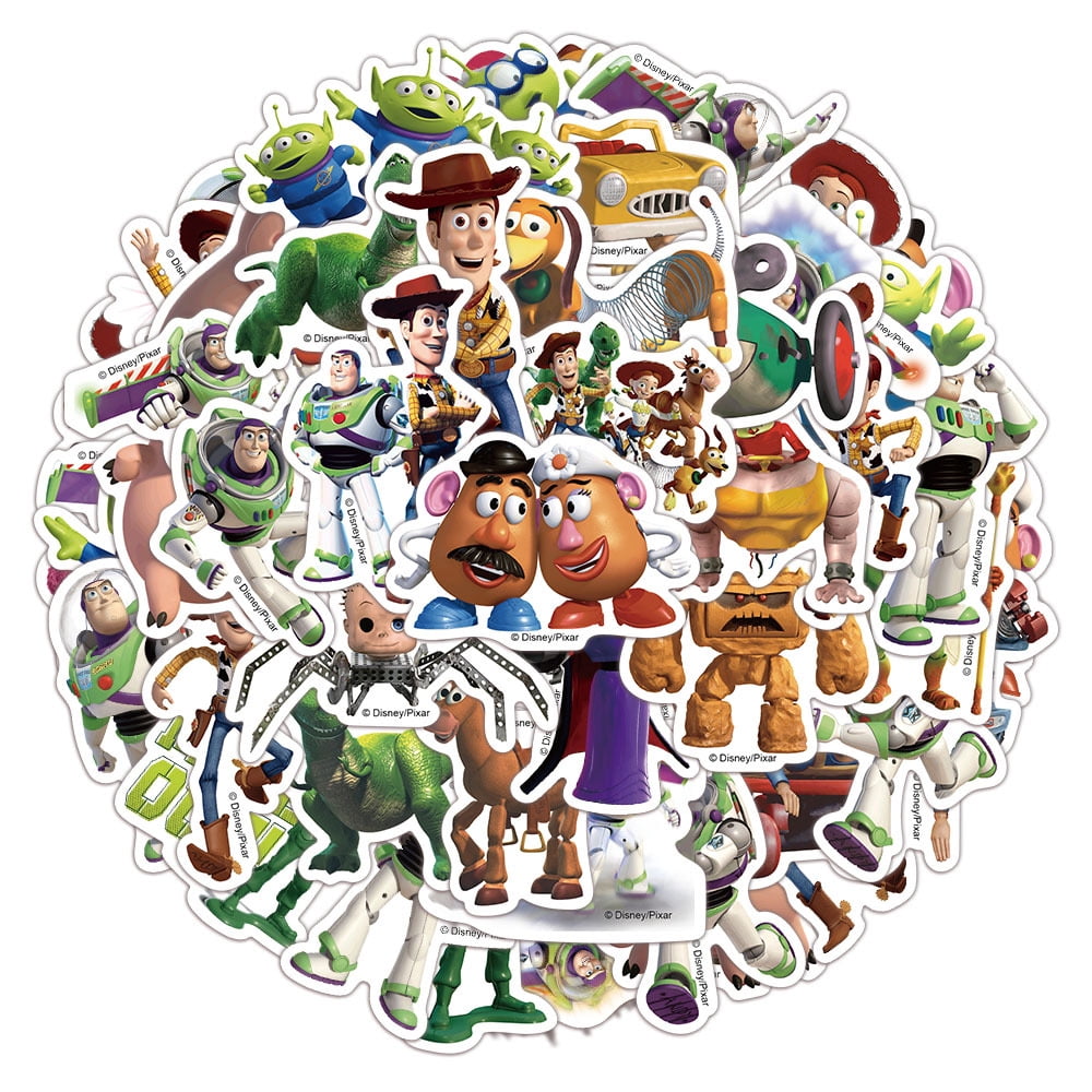 100Pcs Cartoon Toy Story Stickers Animation Classic Cartoon Anime ...