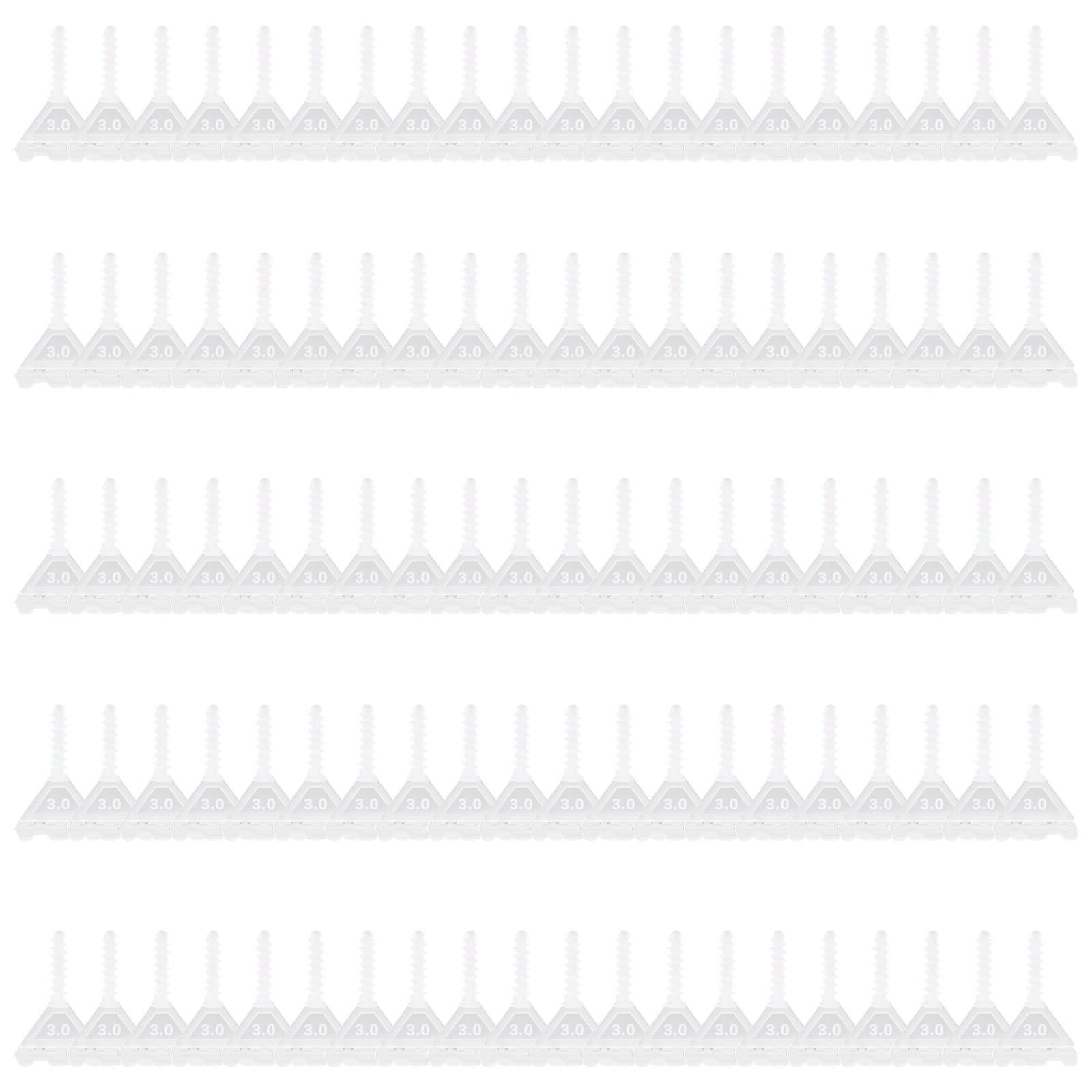 100Pcs Ceramic Leveling Clips Wall Floor Fixing Spiraling Spacers ...