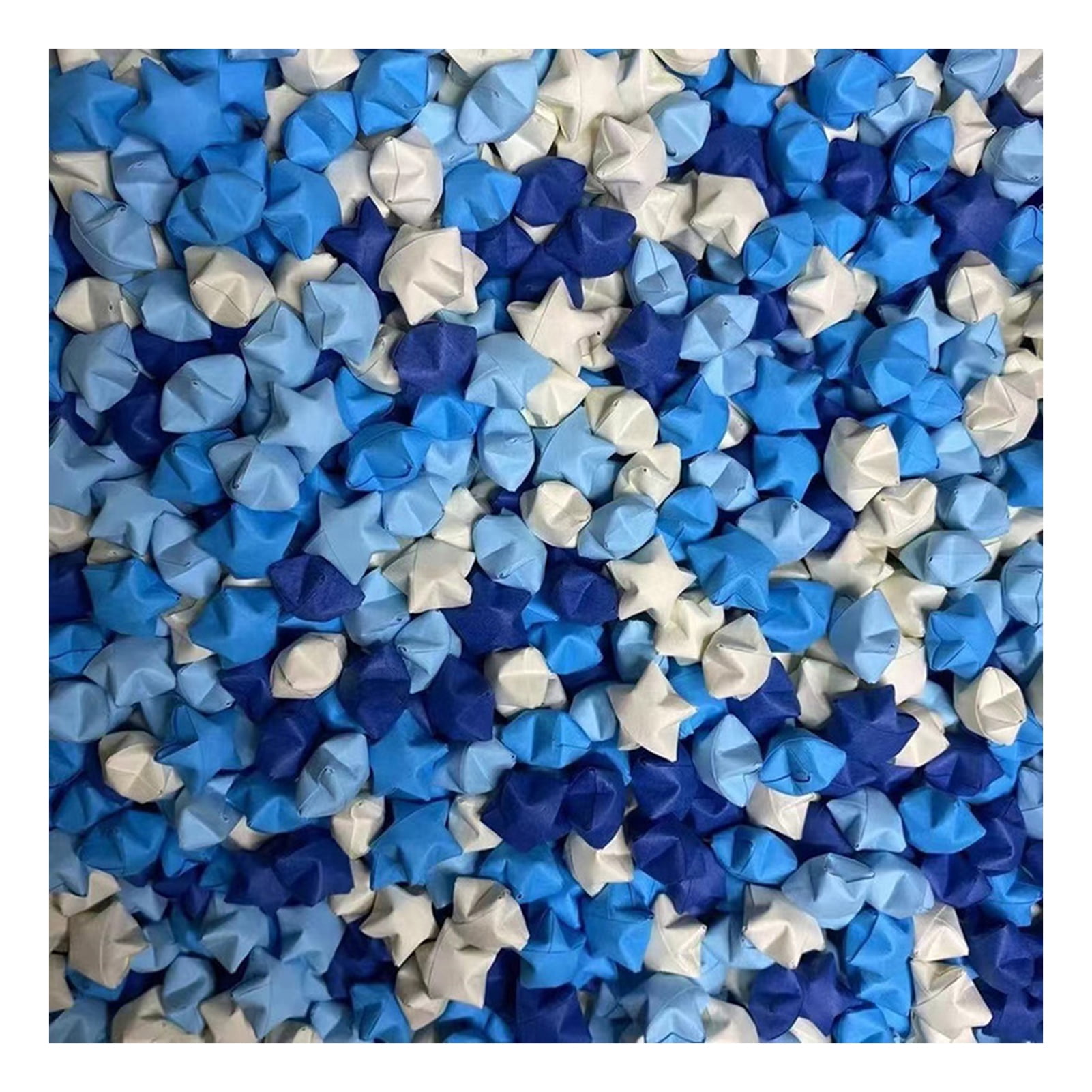 100Pcs Colorful DIY Origami Paper Stars Kit Solid Color Paper Strips ...