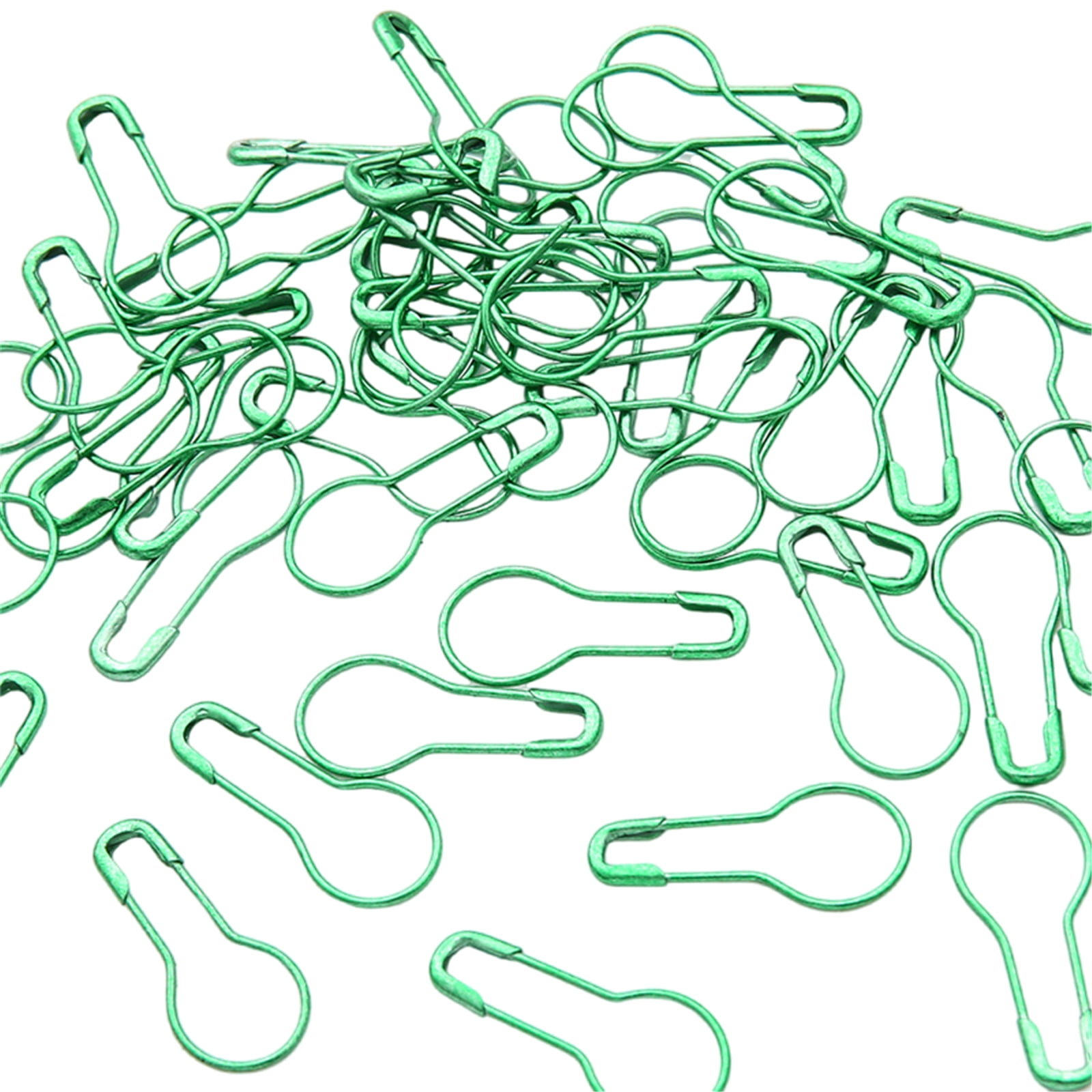 100Pcs Colorful Gourd Shape Safety Pin Metal Knitting Locking Marker ...