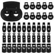 TureClos 10pcs Cord Stoppers Lock End Toggles Spherical Hole Tightening ...