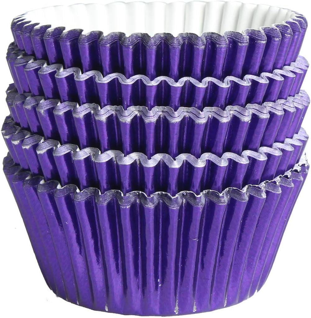 100Pcs Cupcake Paper Baking Cups Wrapper Liners Cake, Foil Cupcake ...