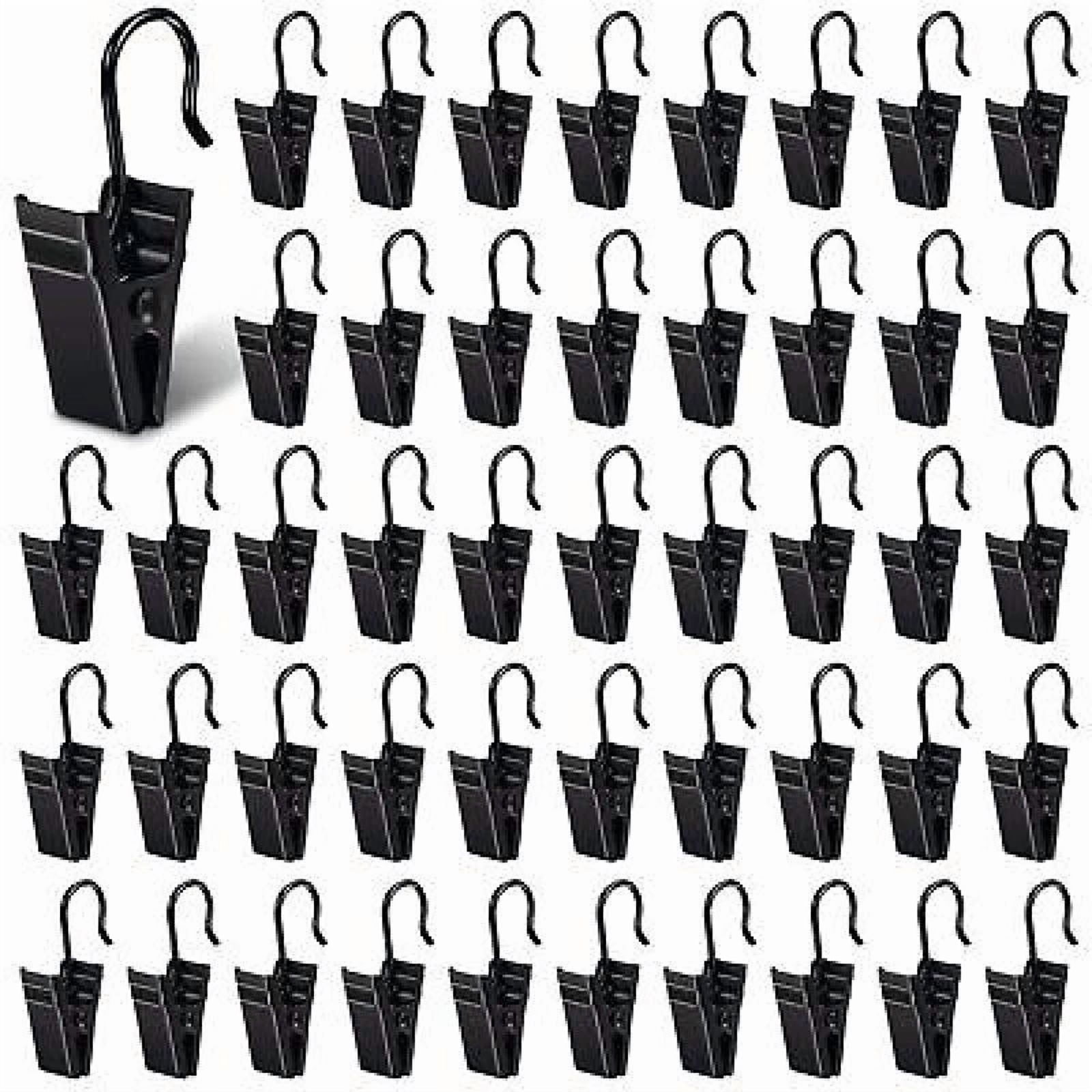100Pcs Curtain Clips With Hooks Metal For Drapery Photos And Home ...