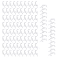 100Pcs Curtain Side Rails Rollers for Smooth Drapery Movement Living ...