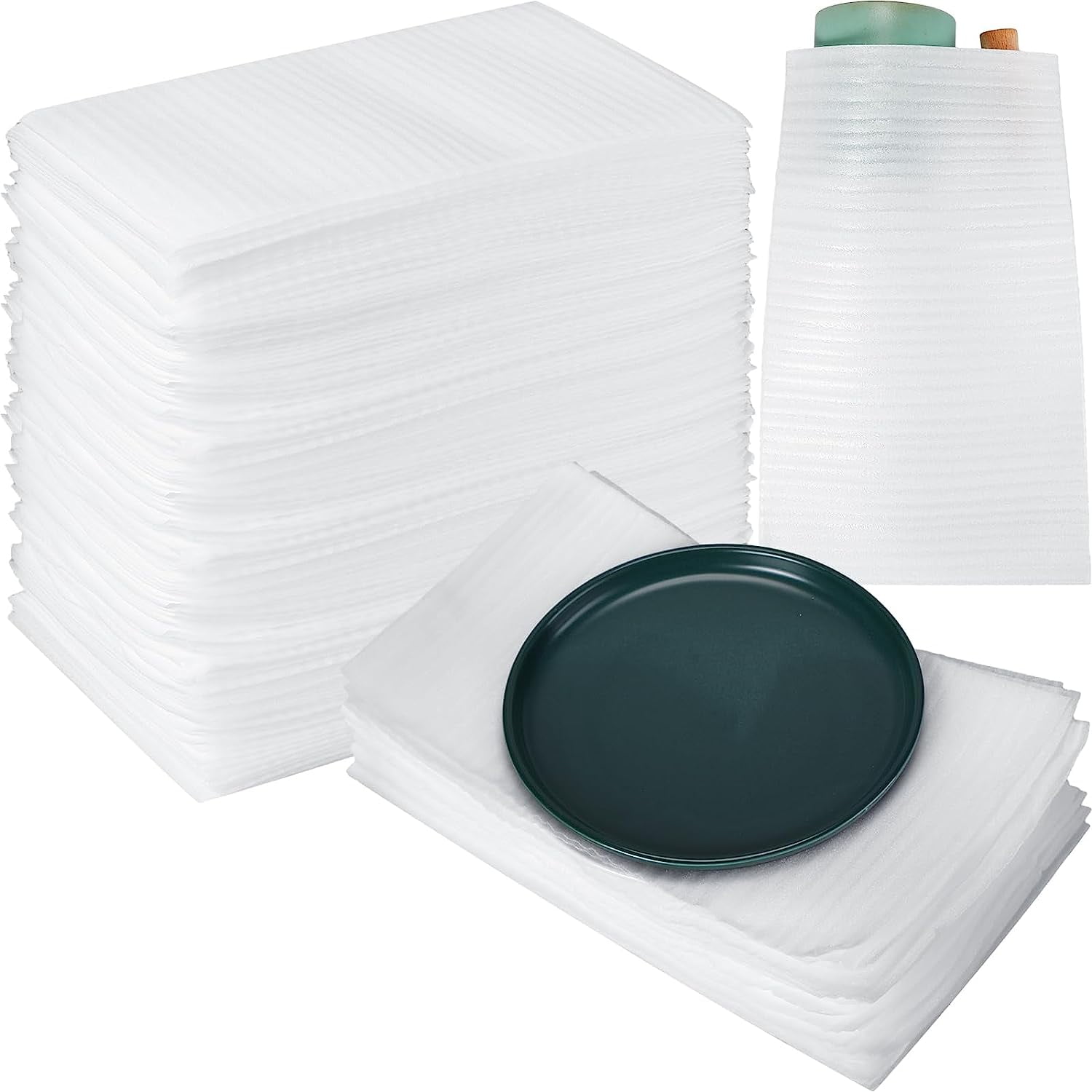 100Pcs Cushion Foam Pouches, 11.8"x13.7" Packing Cushioning Supplies ...