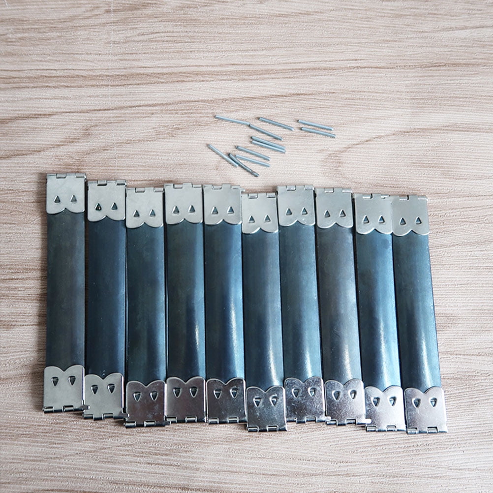 100Pcs Dark Blue Metal Flex Frames with Spring Clip for DIY Handbag ...